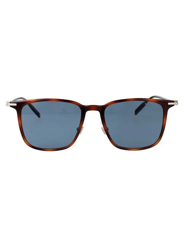 Montblanc Mb0354s Sunglasses - Havana-silver-blue