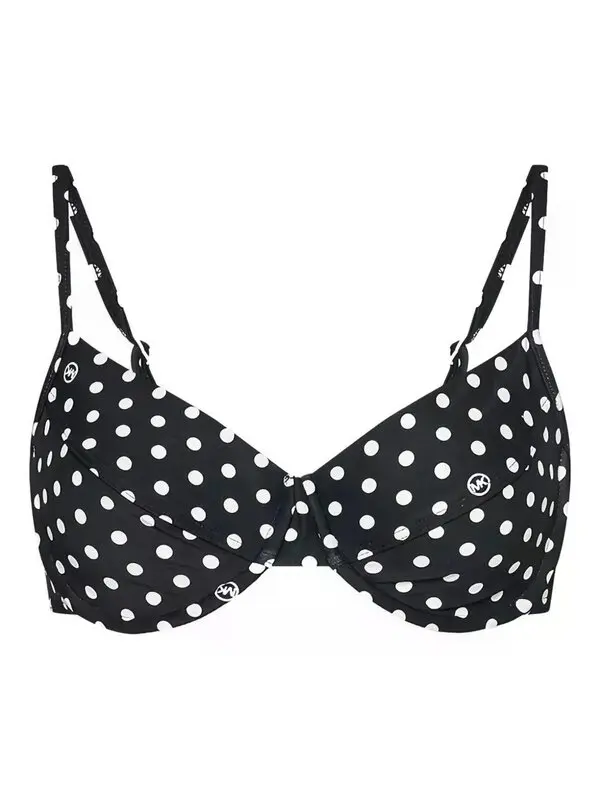 Michael Kors Polka-dot Belted Bikini - Black