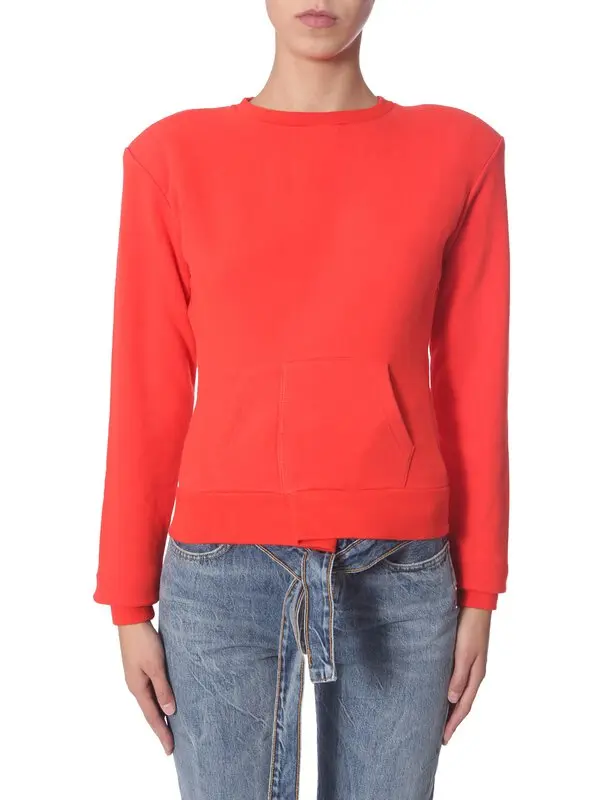 BEN TAVERNITI UNRAVEL PROJECT Crew Neck Sweatshirt - Red