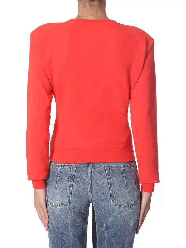 BEN TAVERNITI UNRAVEL PROJECT Crew Neck Sweatshirt - Red