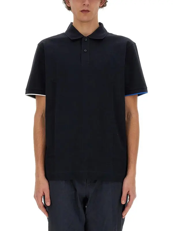 BOSS Cotton Polo - Blue
