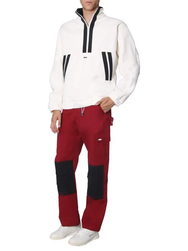 MSGM Zip-up Fleece Sweatshirt