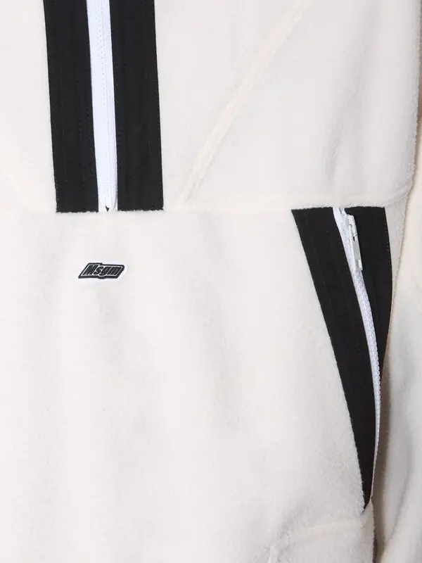MSGM Zip-up Fleece Sweatshirt