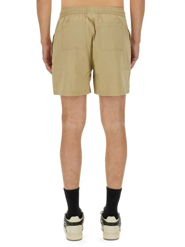 REPRESENT Bermuda Shorts With Logo - Beige
