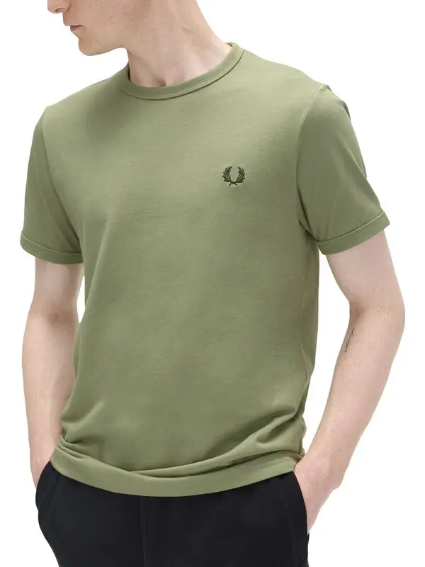 Fred Perry T-shirt Ringer - Green