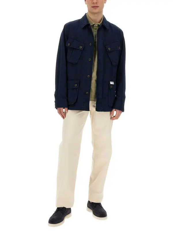 FAY Cotton Jacket - Blue