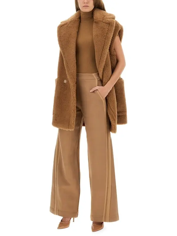 Max Mara Wide-leg Pants - Beige