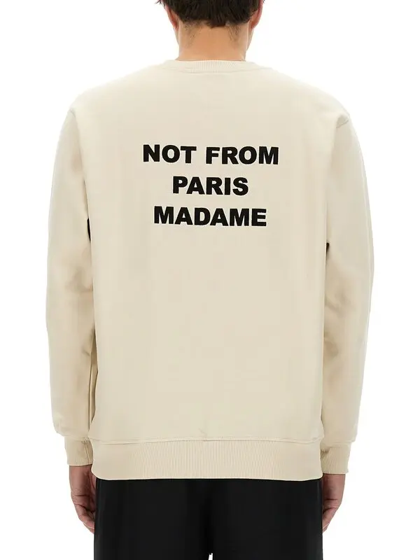 Drole De Monsieur Slogan Sweatshirt