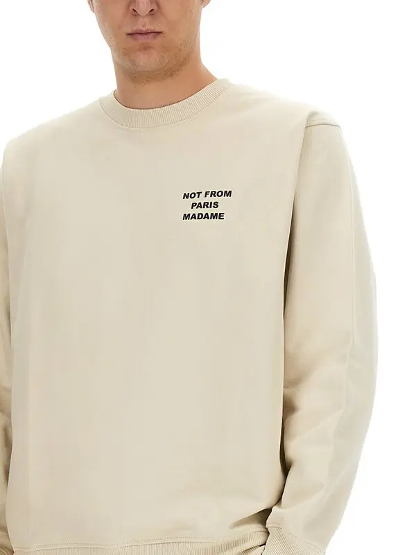 Drole De Monsieur Slogan Sweatshirt