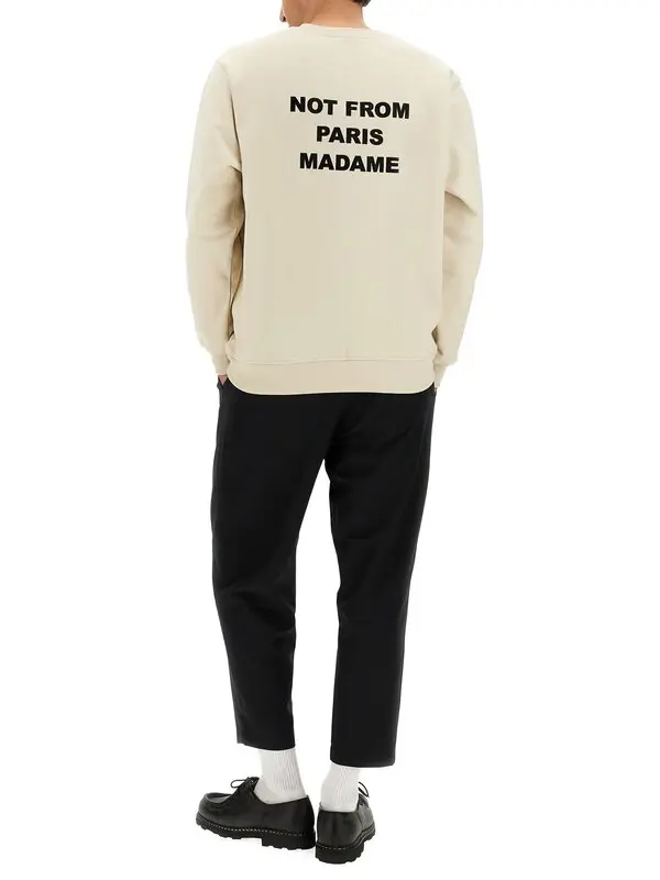 Drole De Monsieur Slogan Sweatshirt