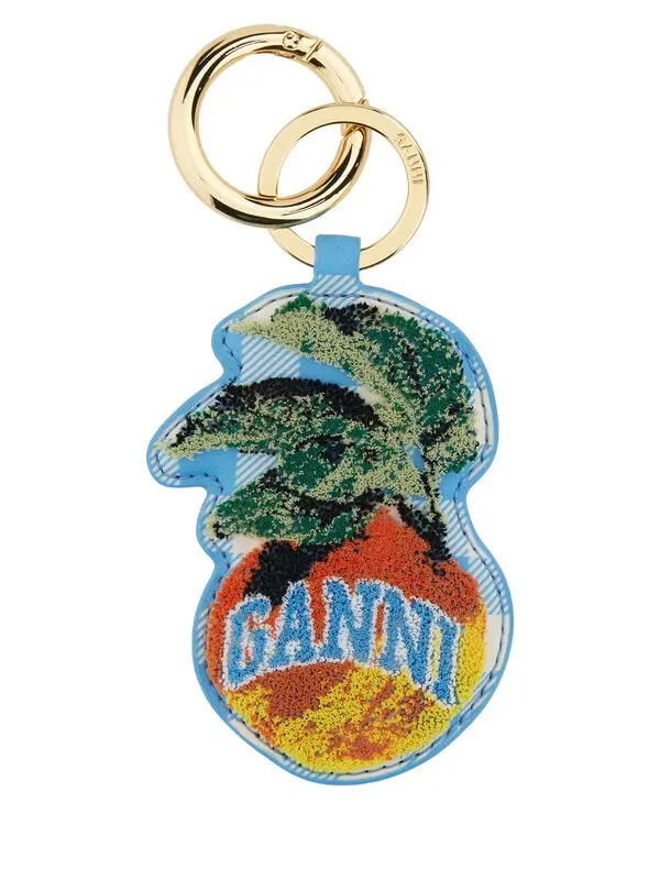 GANNI Keychain "apple - Multicolour