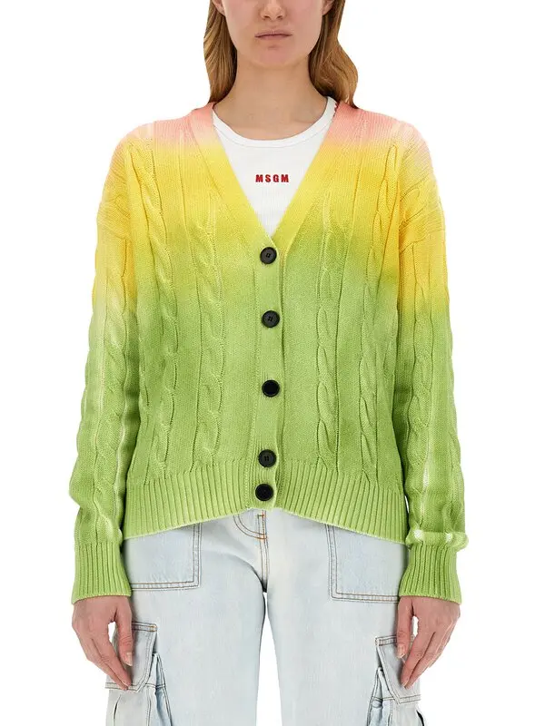 MSGM Degrade Cardigan - Multicolour
