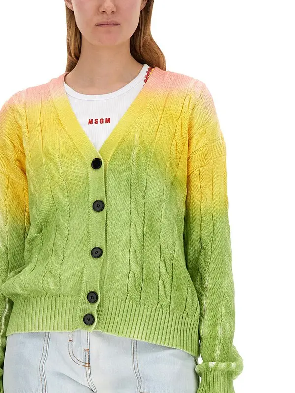 MSGM Degrade Cardigan - Multicolour
