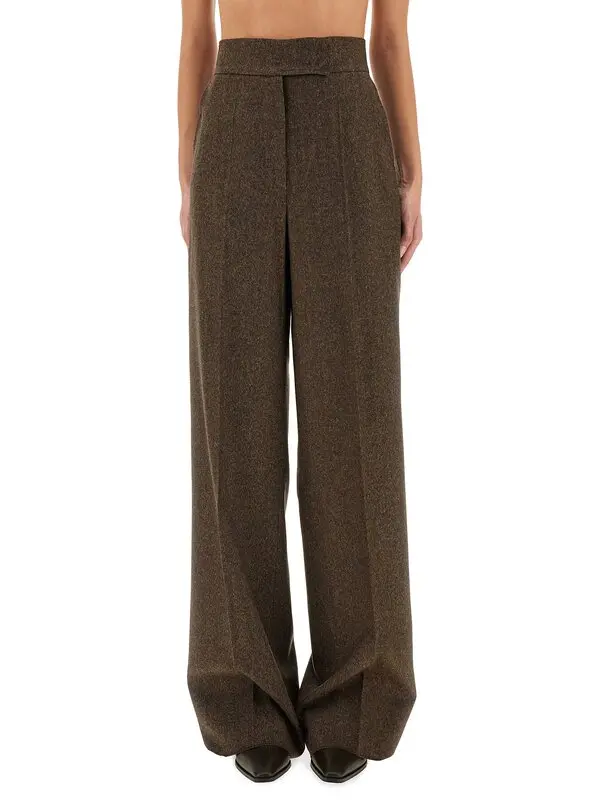 Max Mara Wide Leg Trousers - Brown