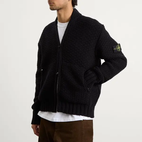 Stone Island Pure Wool Bomber Jacket