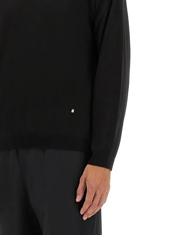 Moschino Wool And Silk Pullover - Black