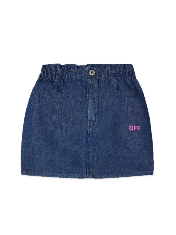 Off-White Off Print Denim Skirt