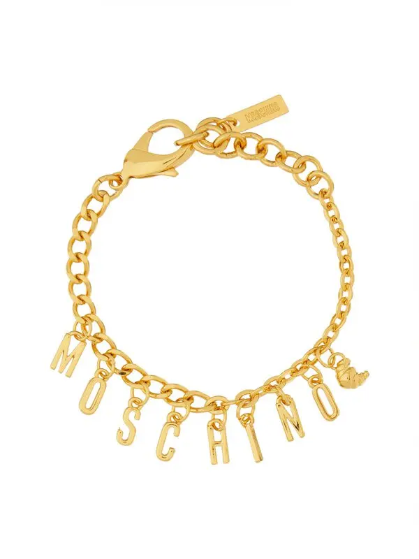 Moschino Logo Bracelet - Gold