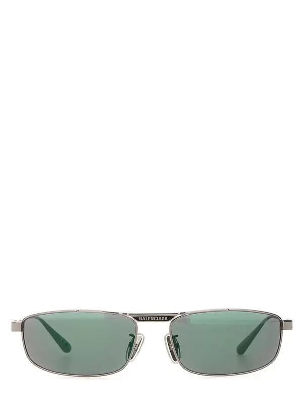Balenciaga Tag 3.0 Rectangle Sunglasses - Grey