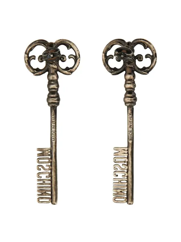 Moschino Logo Earrings