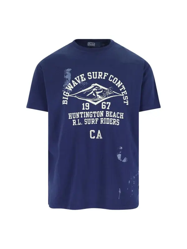 MAISON MARGIELA Logo T-shirt - Blue