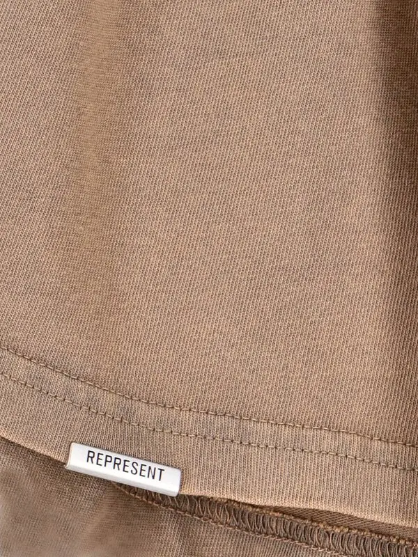 COURREGES Maison Margiela Embroidered Logo T-shirt - Brown