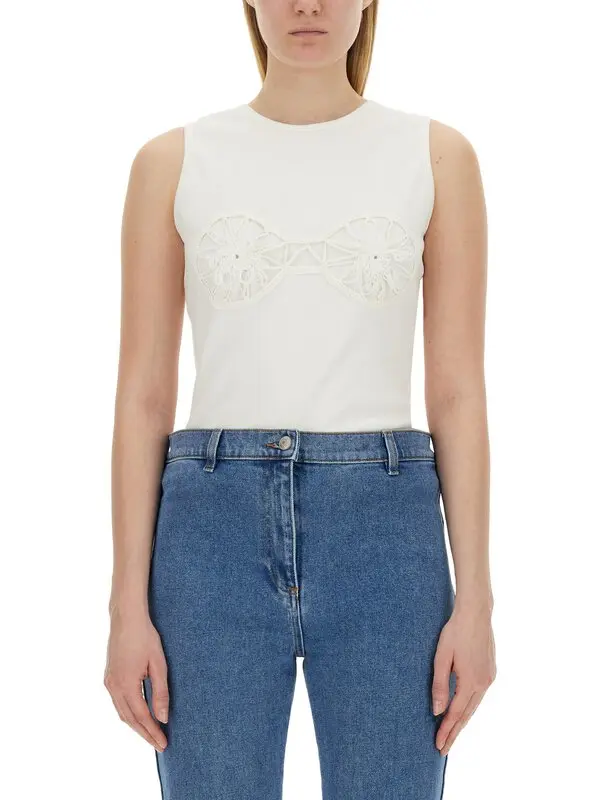 Magda Butrym Crochet Bra T-shirt