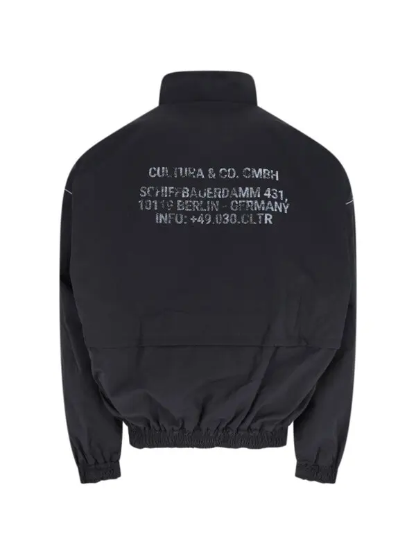 CULTURA Zip Bomber Jacket - Black