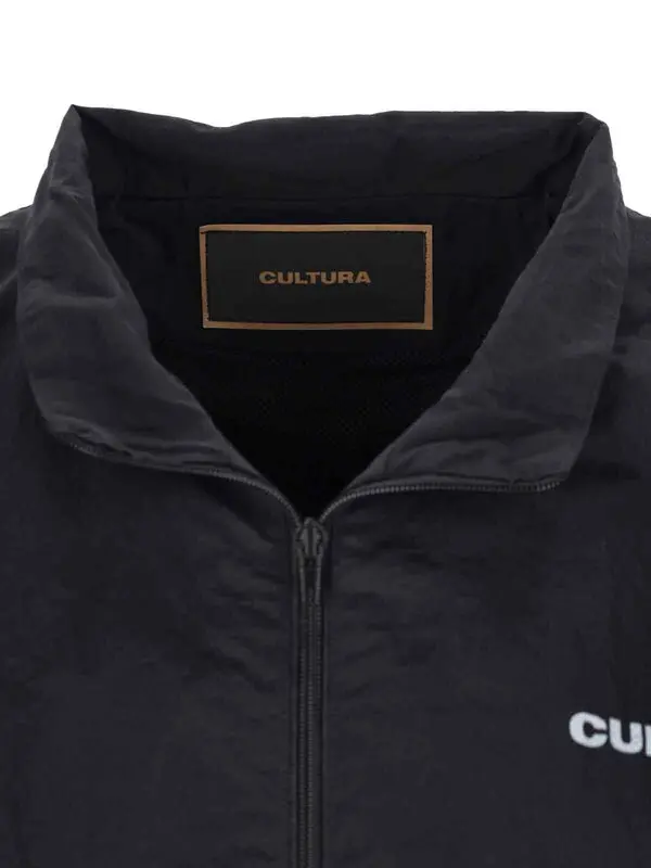 CULTURA Zip Bomber Jacket - Black