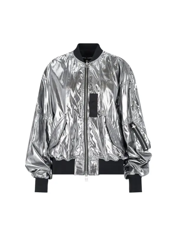 Fear Of God Zip Bomber Jacket - Silver