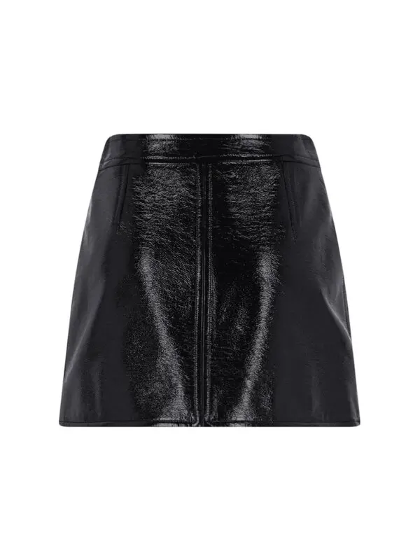 COURREGES Reedition Mini Skirt - Black