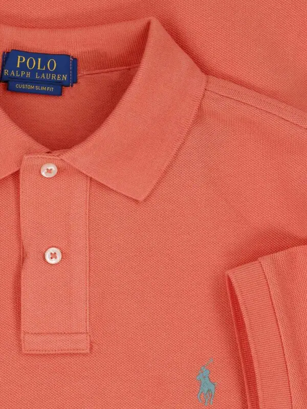 Comme Des Garçons Polo Ralph Lauren Embroidered Logo Polo Shirt - Orange