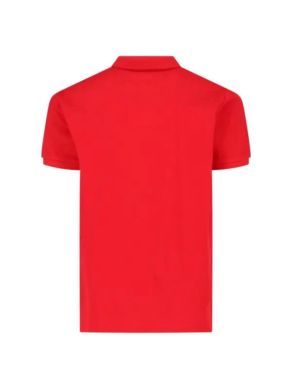 Comme Des Garçons Polo Ralph Lauren Embroidered Logo Polo Shirt - Red