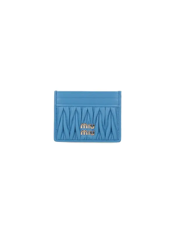 VIVIENNE WESTWOOD Logo Card Holder - Light Blue