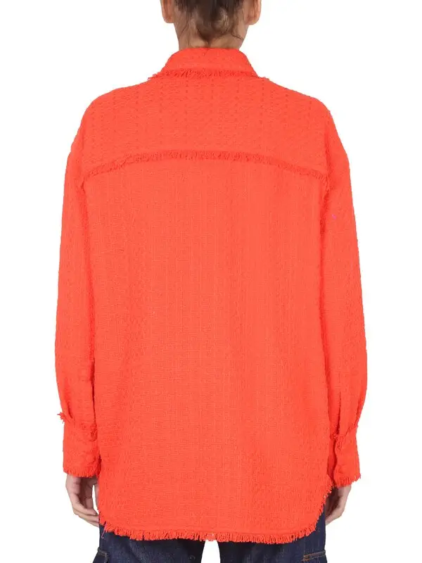 MSGM Fringed Shirt