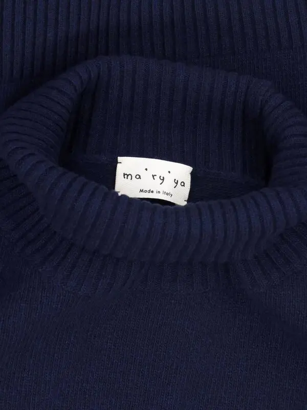 MA'RY'YA Virgin Wool And Cashmere Sweater - Blue