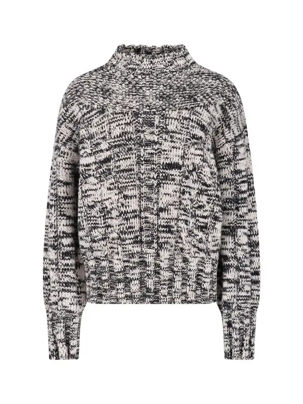 MA'RY'YA Virgin Wool And Cashmere Sweater - Gray