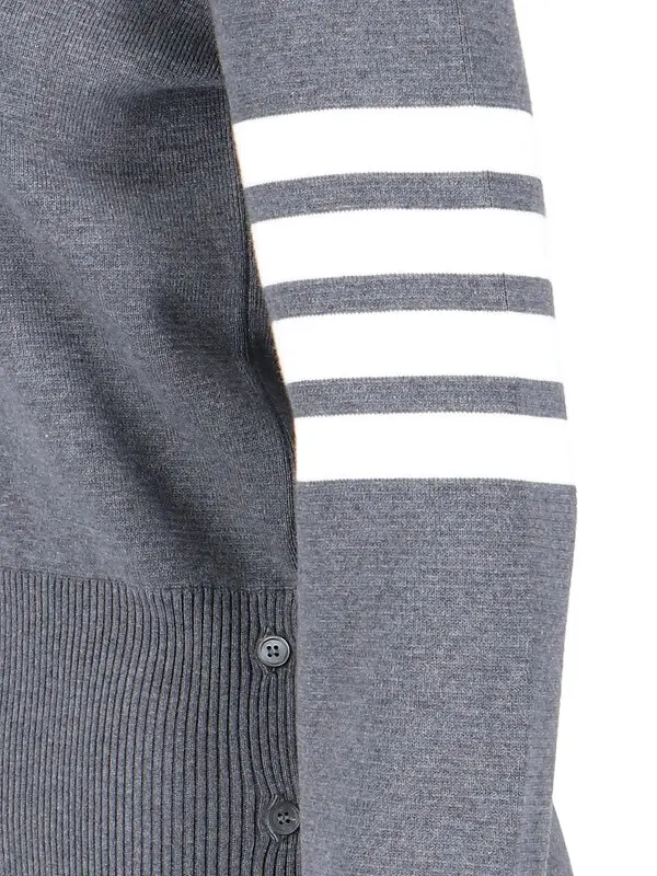 Thom Browne 4-bar Sweater - Gray