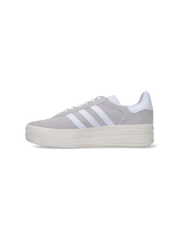 adidas gazelle silver green womens adidas Gazelle Bold Womens Lifestyle Shoes Mineral Green Putty Grey IG4391  – Shoe Palace main image 1