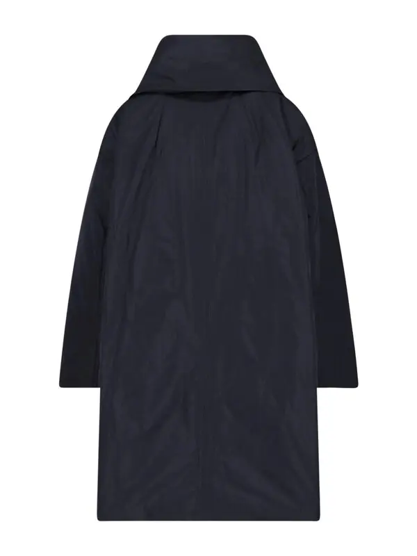 CAPE CONCEPT Technical Fabric Coat - Black