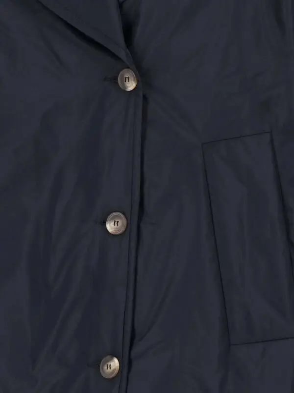CAPE CONCEPT Technical Fabric Coat - Black