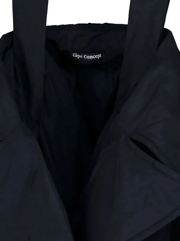 CAPE CONCEPT Technical Fabric Coat - Black