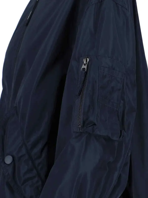 Aspesi Technical Fabric Coat - Blue