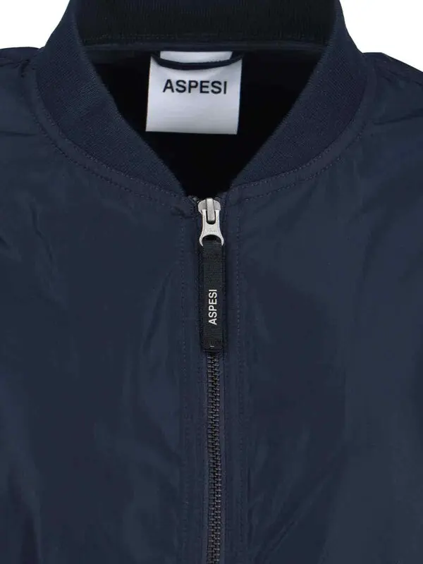 Aspesi Technical Fabric Coat - Blue
