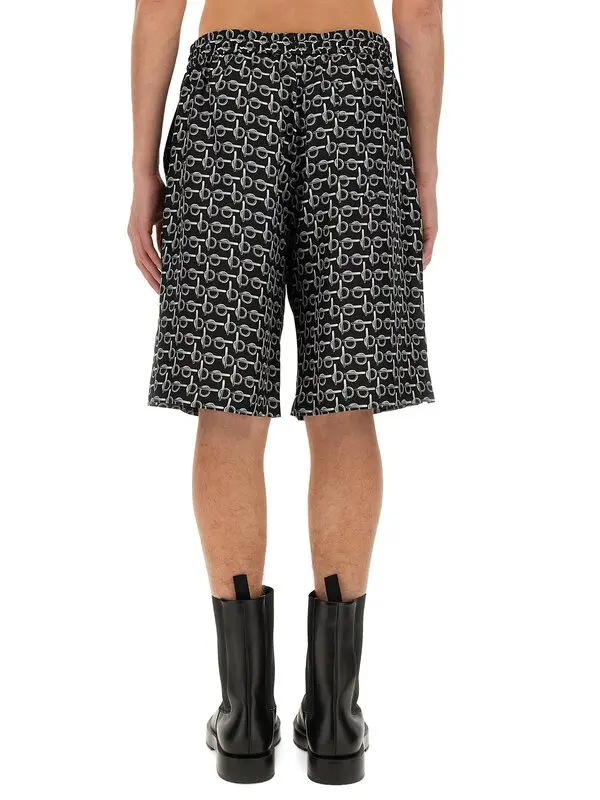 Burberry All Over Print Bermuda Shorts