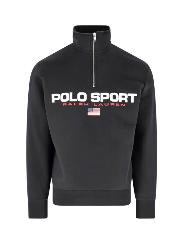 BONSAI Logo Zip Sweatshirt - Black