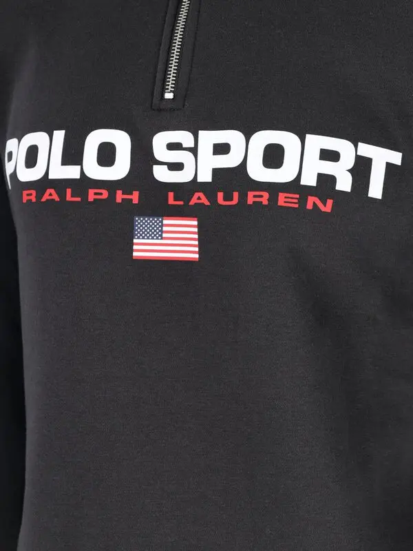 BONSAI Logo Zip Sweatshirt - Black