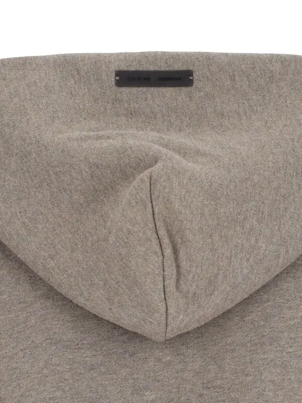 Y3 Logo Zip Sweatshirt - Taupe
