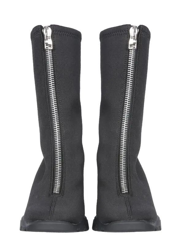 Alexander McQueen Slim Tread Ankle Boots - Black