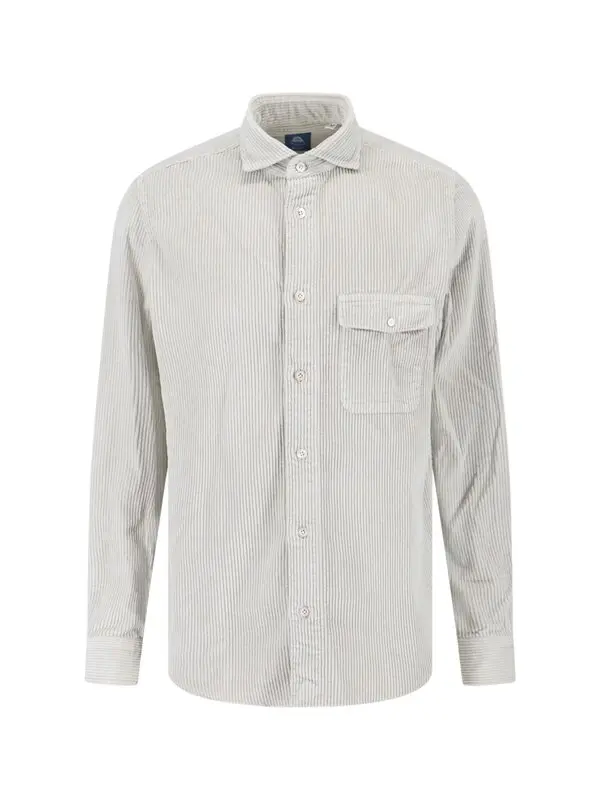 FINAMORE 1925 Achille' Shirt - Gray